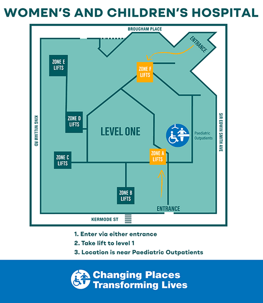 Women’s and Children’s Hospital • Access for People with Disabilities