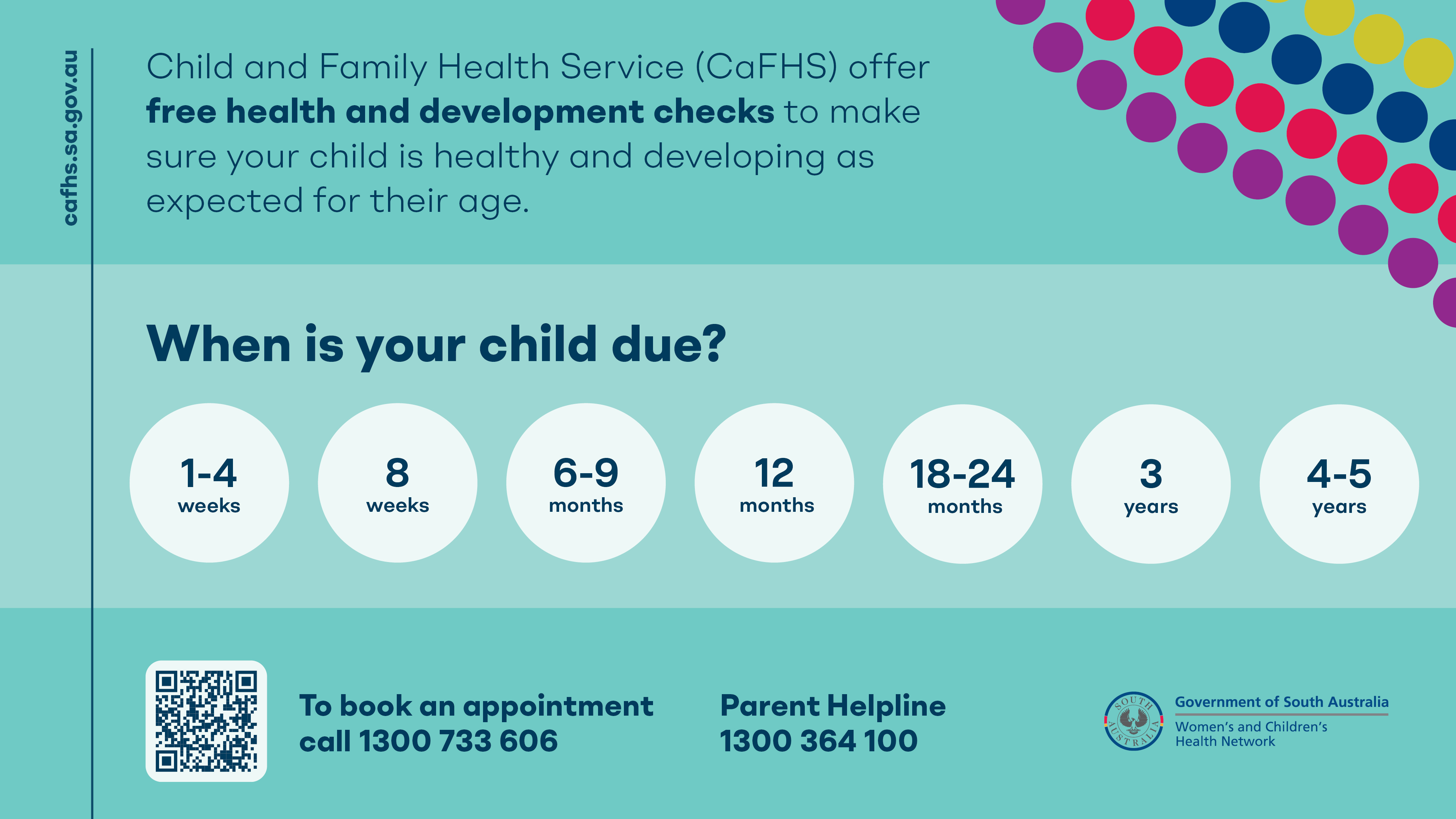 Child and Family Health Service • Health and Development Checks