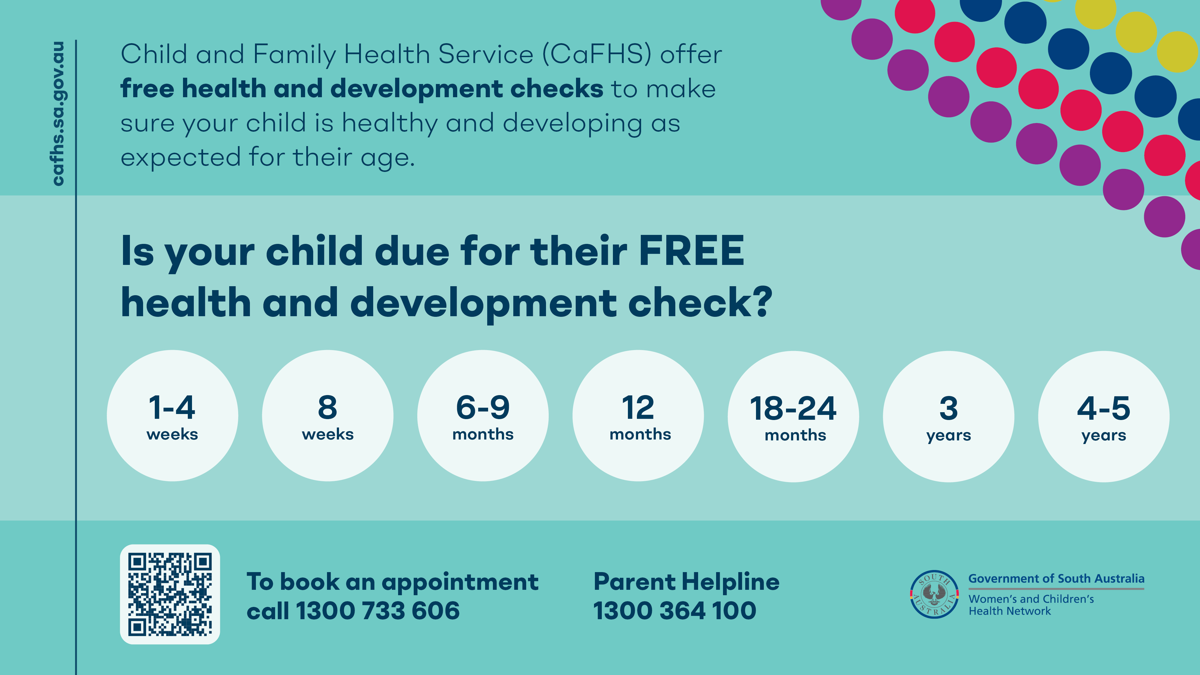 Child and Family Health Service • Health and Development Checks